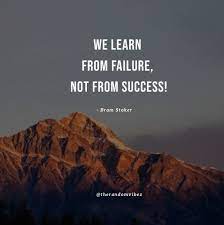 Meeting with Failure – Life's Lessons and Mental Health